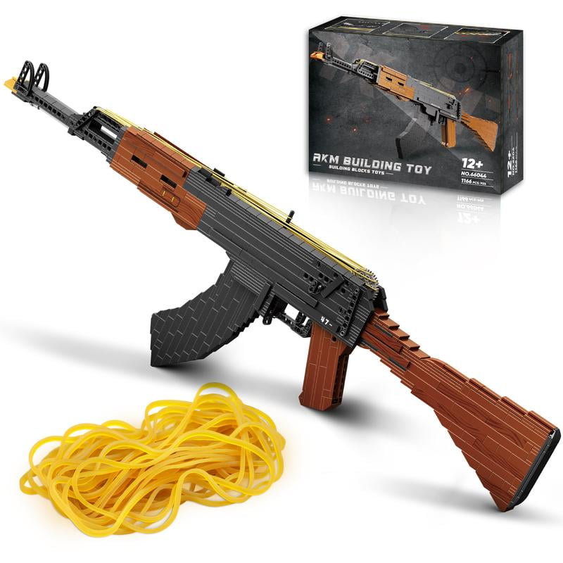 1166 Pieces,Classic Model Toy Building Block Set,DIY Rubber Band ...