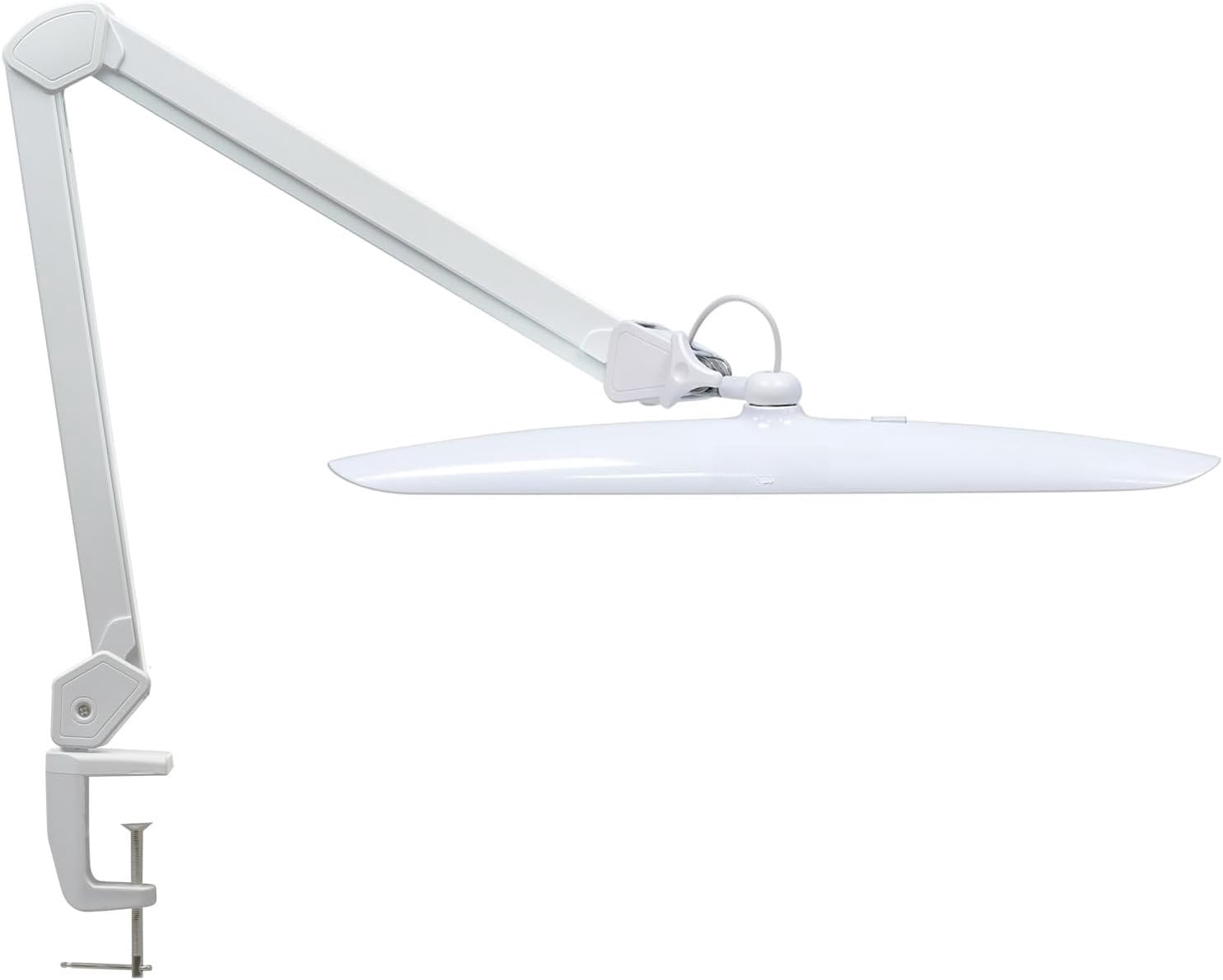 117 count LED Clamp Desk Lamp, 20 Inch Metal Swivel Arm with Protective ...