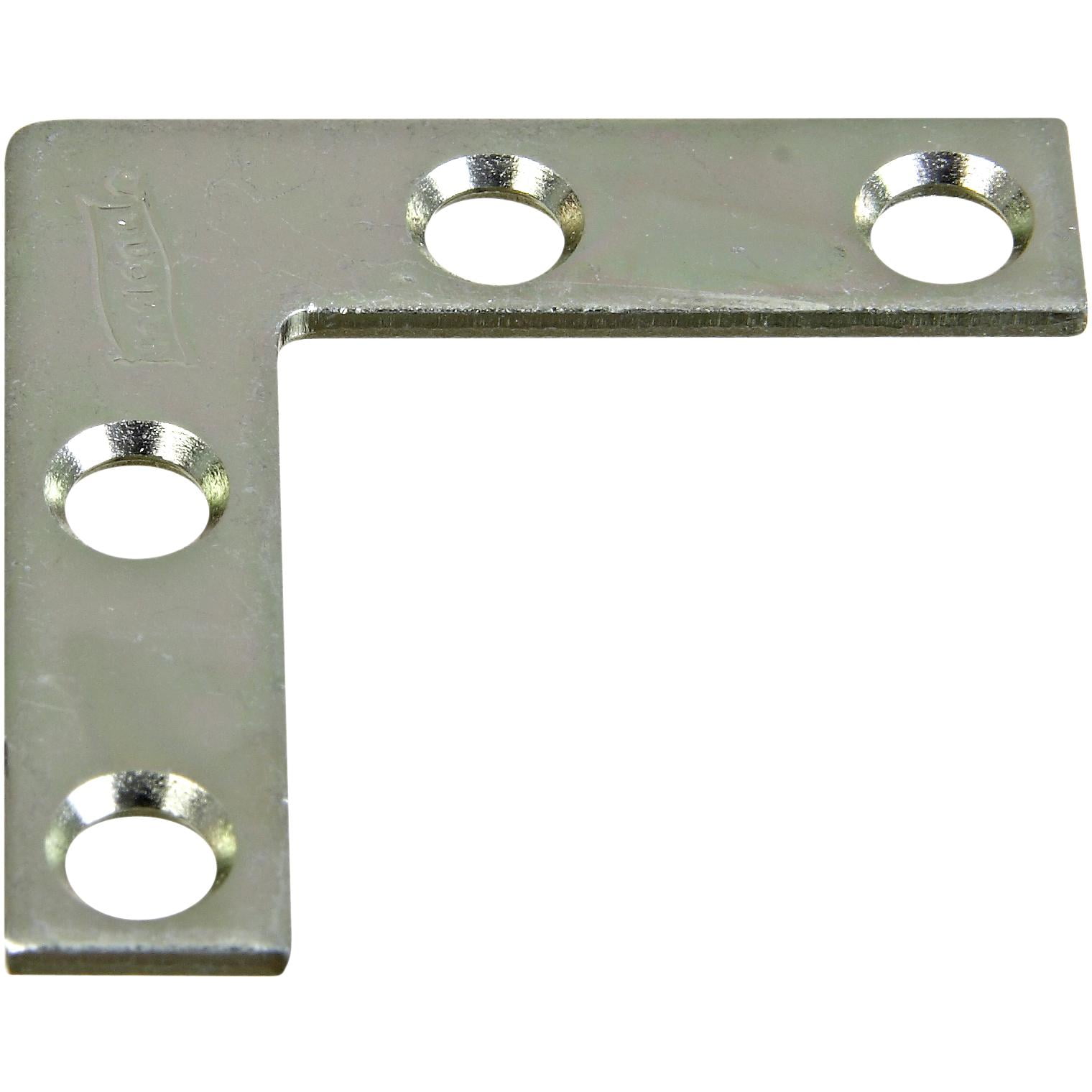 117BC 1-1/2" x 3/8" Flat Corner Brace - Zinc Plated - Walmart.com