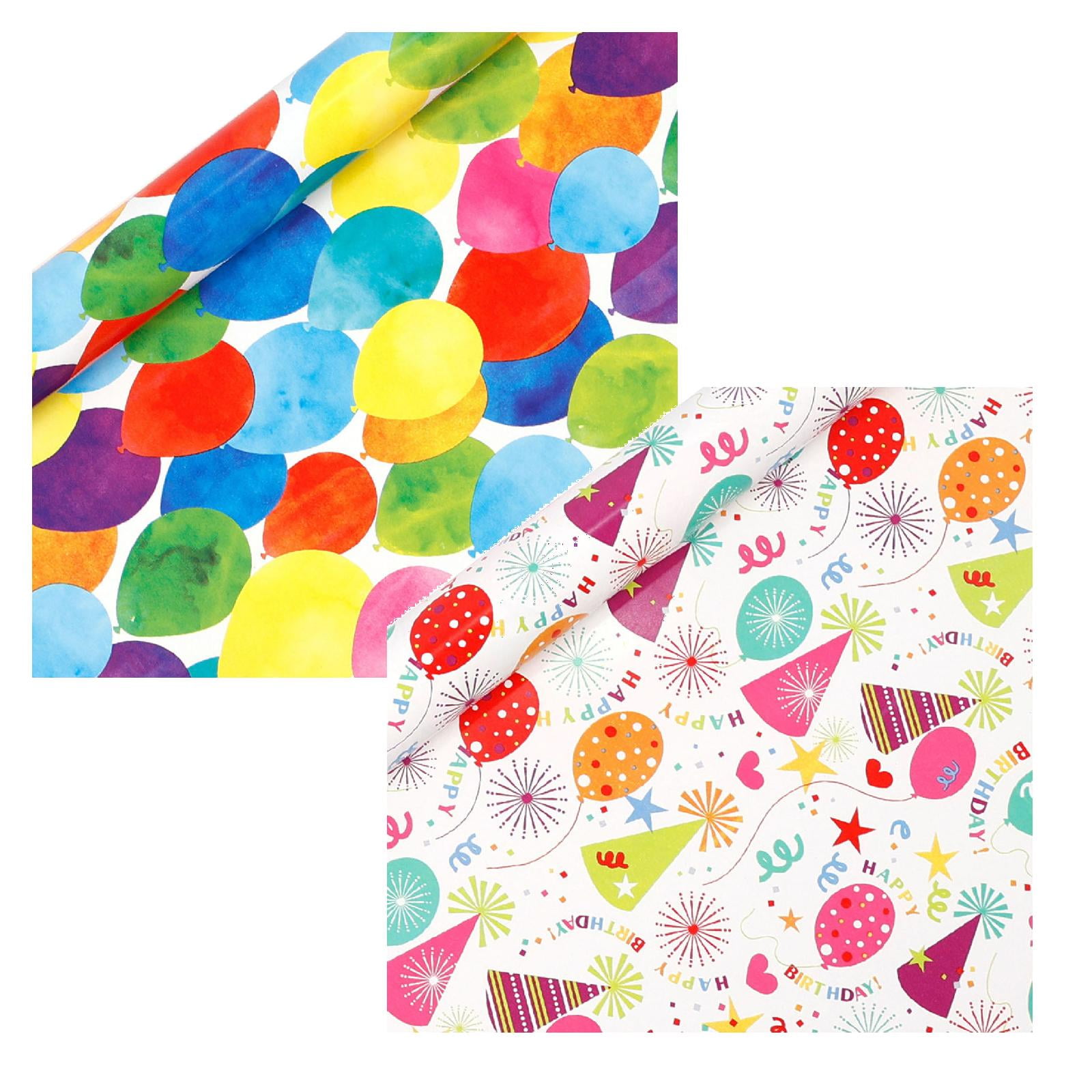 118.1''*16.9'' Birthday Gift Wrapping Paper Mini Roll Paper Roll ...