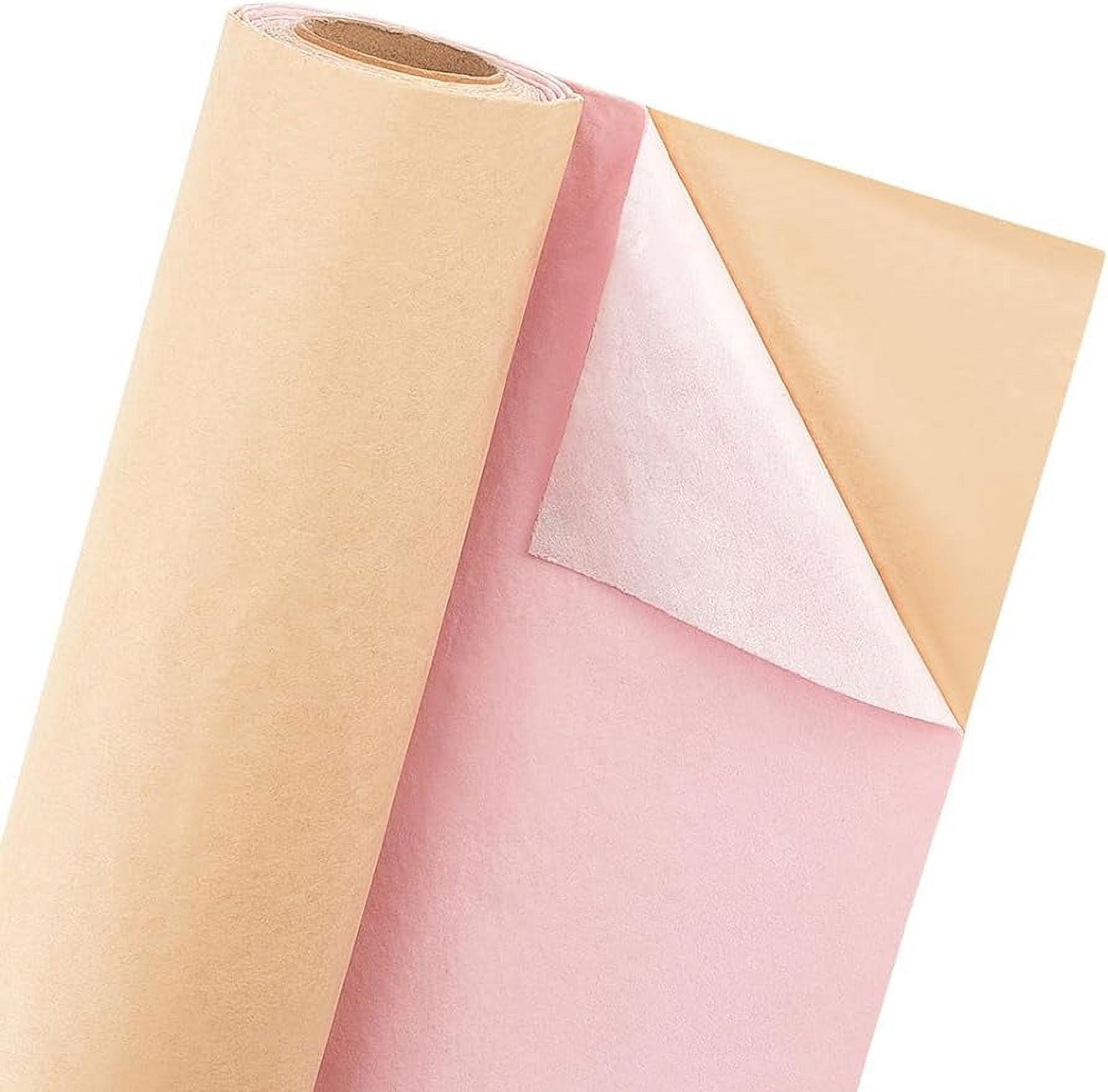 118.1x16.9 inch Pink Self Adhesive Velvet Flock Liner Soft Jewelry ...