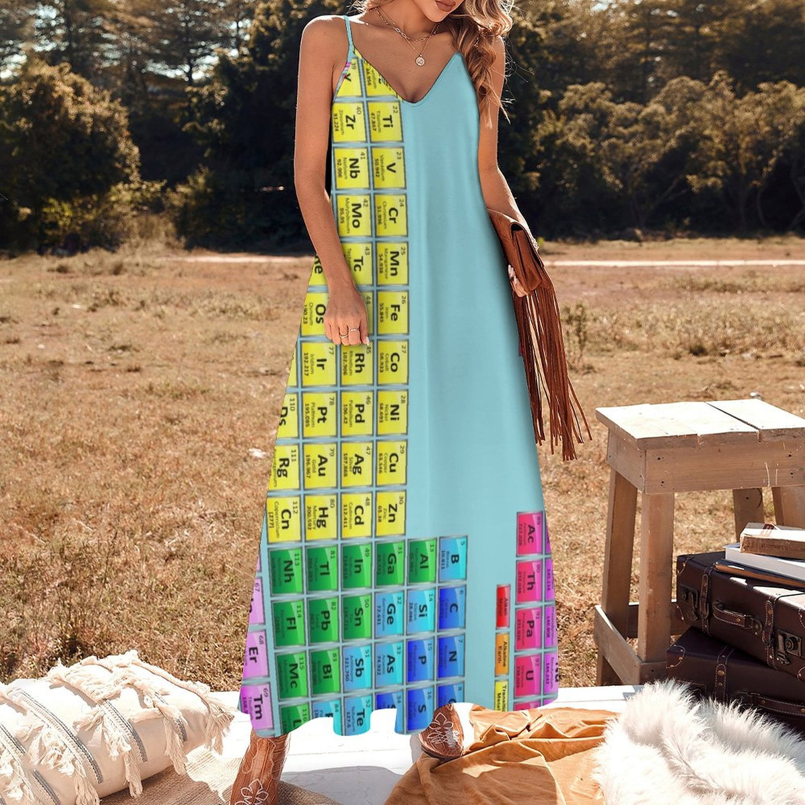 118 Element Periodic Table Sleeveless Dress summer dresses for women ...