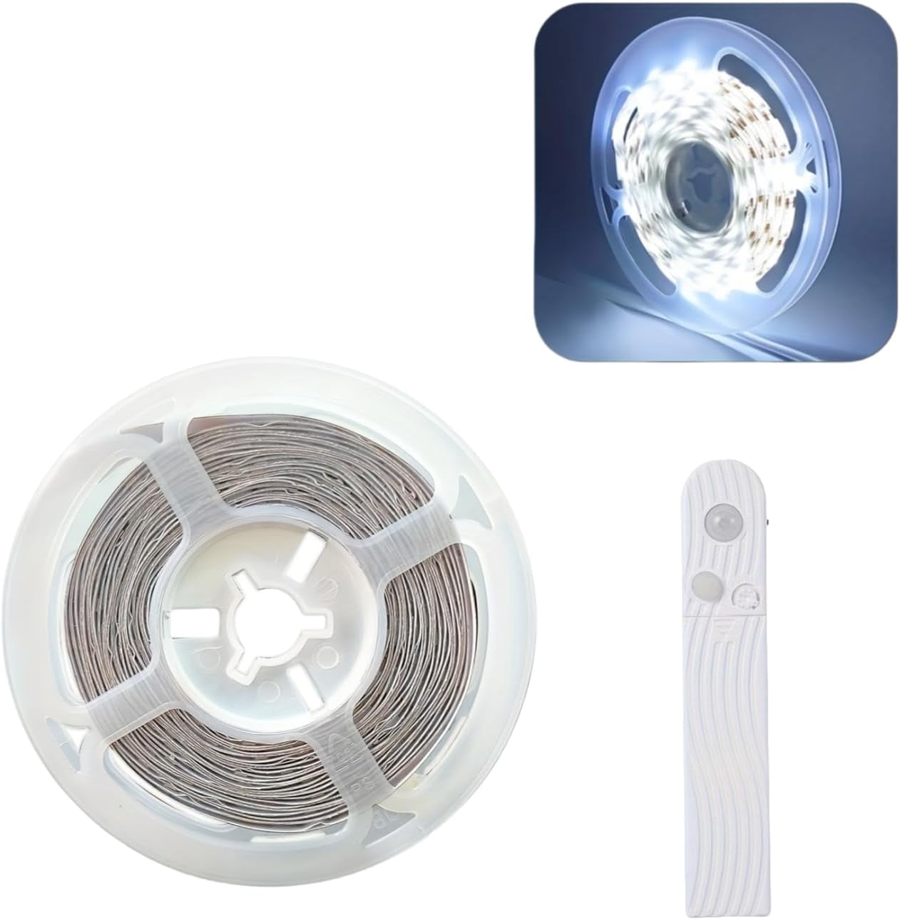 118 Inches Motion Sensor LED Strip Lights, Auto On/Off Light Bars for ...