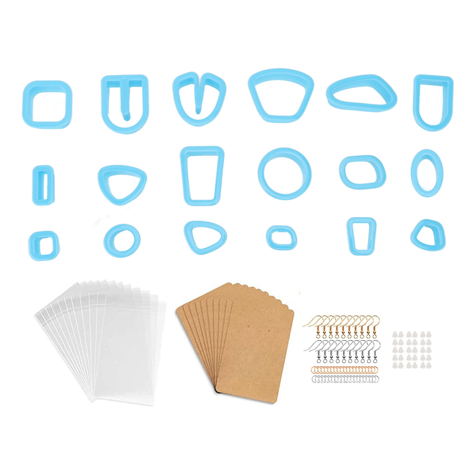 118 Pcs Polymer Clay Cutter Set Plastic DIY Clay Cutters Mould for ...