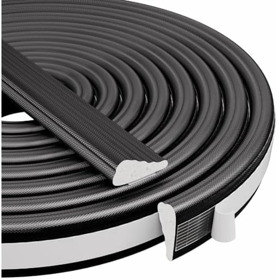 118” Wedge-Shape Foam Window Weather Stripping Door Seal Strip ...