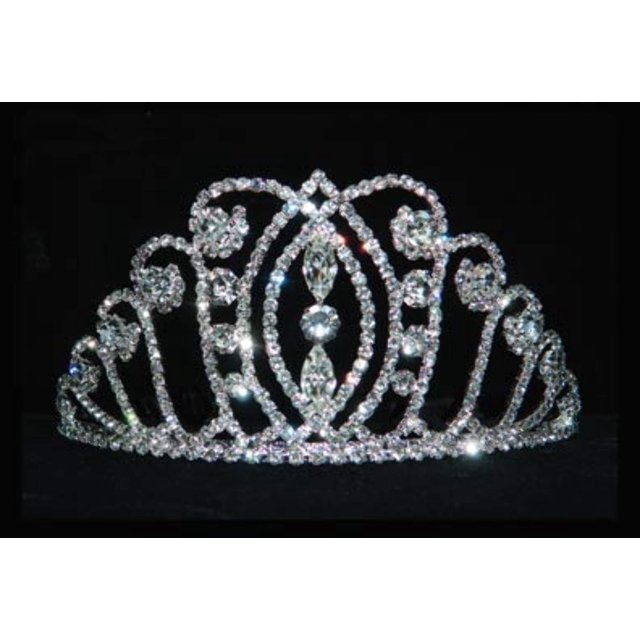 #11869 Small Intersecting Scroll Tiara - Walmart.com