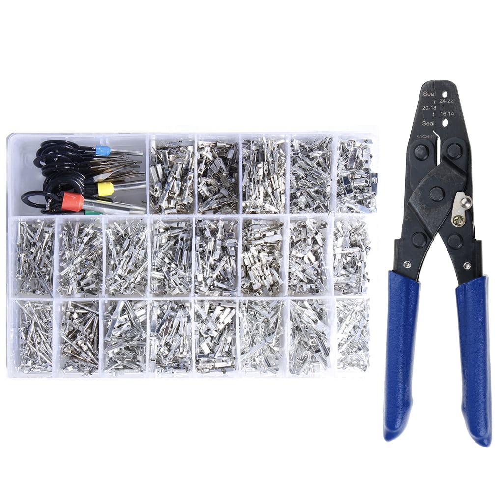 1186pc Automotive Electrical Crimping Tool set with Wire terminals ...