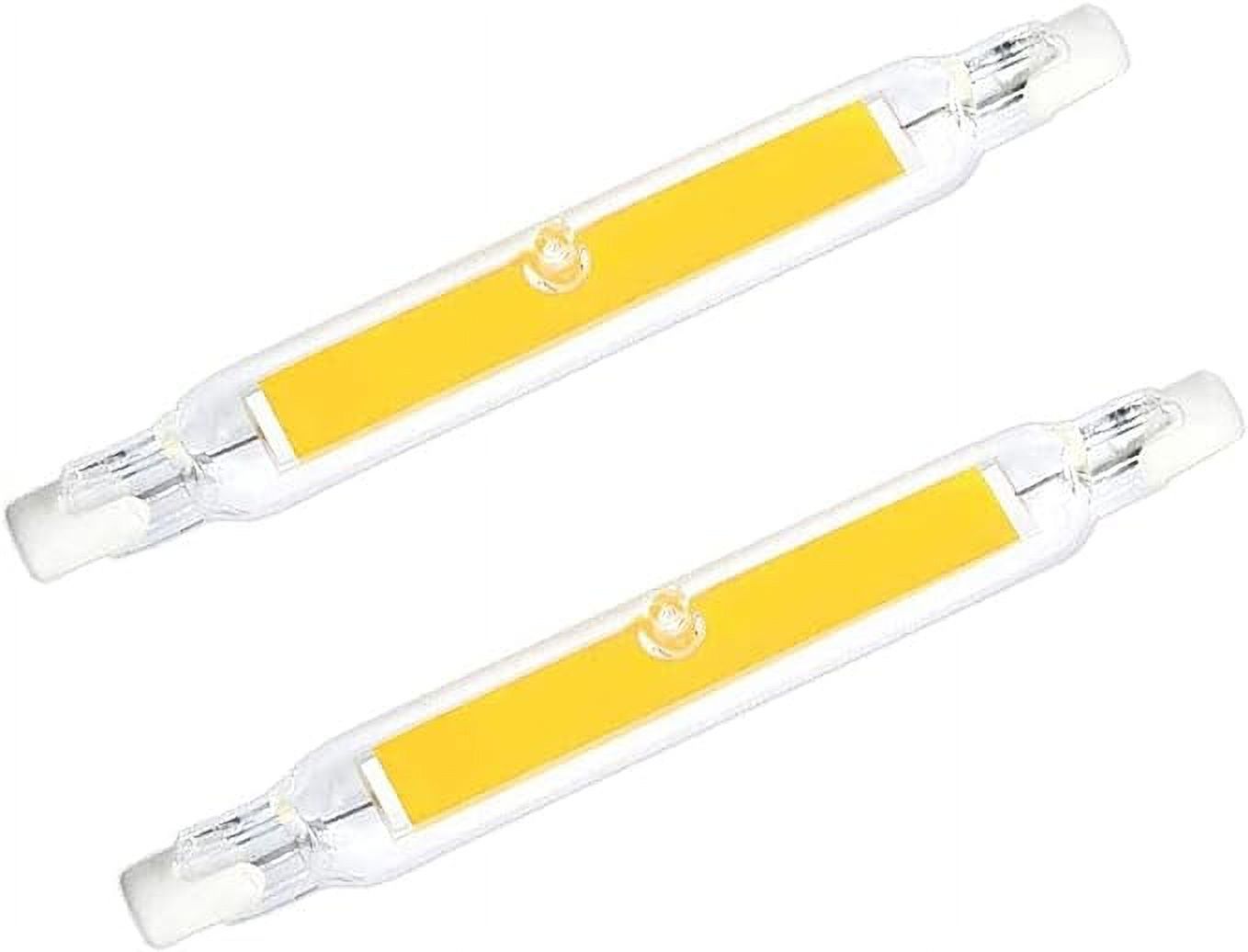 118mm 20W R7S LED Bulb (2 Pack) 100W Halogen Equivalent 118mm J-Type ...