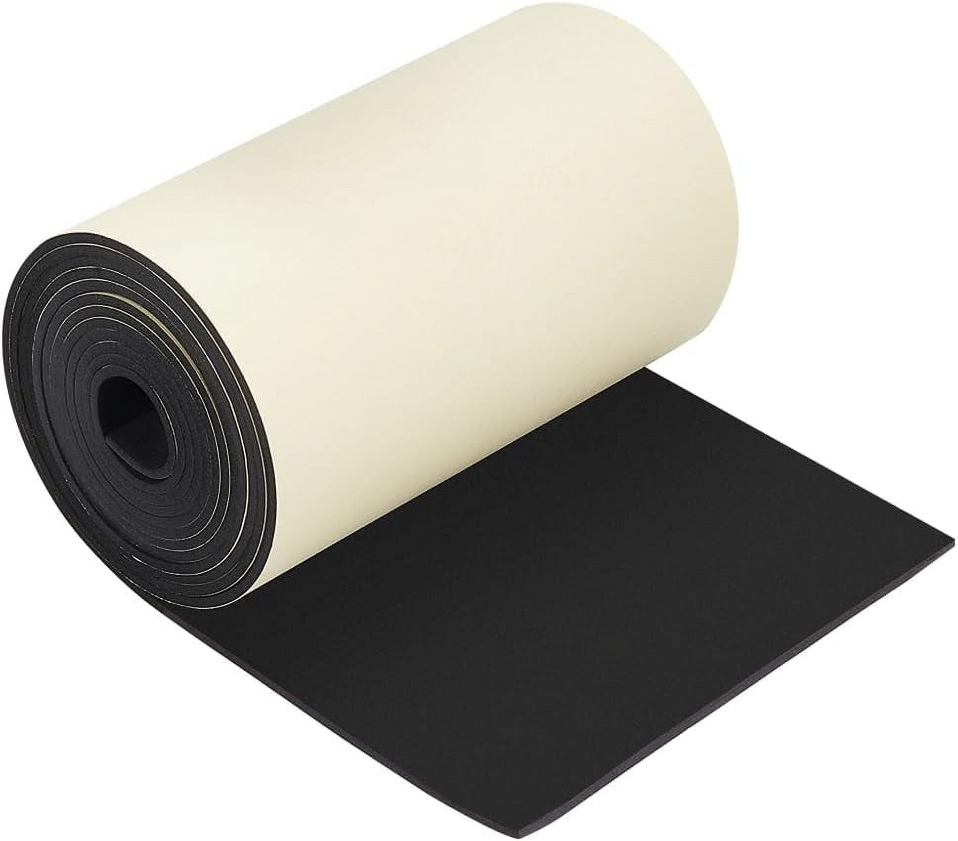 118x7.8 inch Black Self Adhesive EVA Foam Roll 3mm Thick Waterproof ...