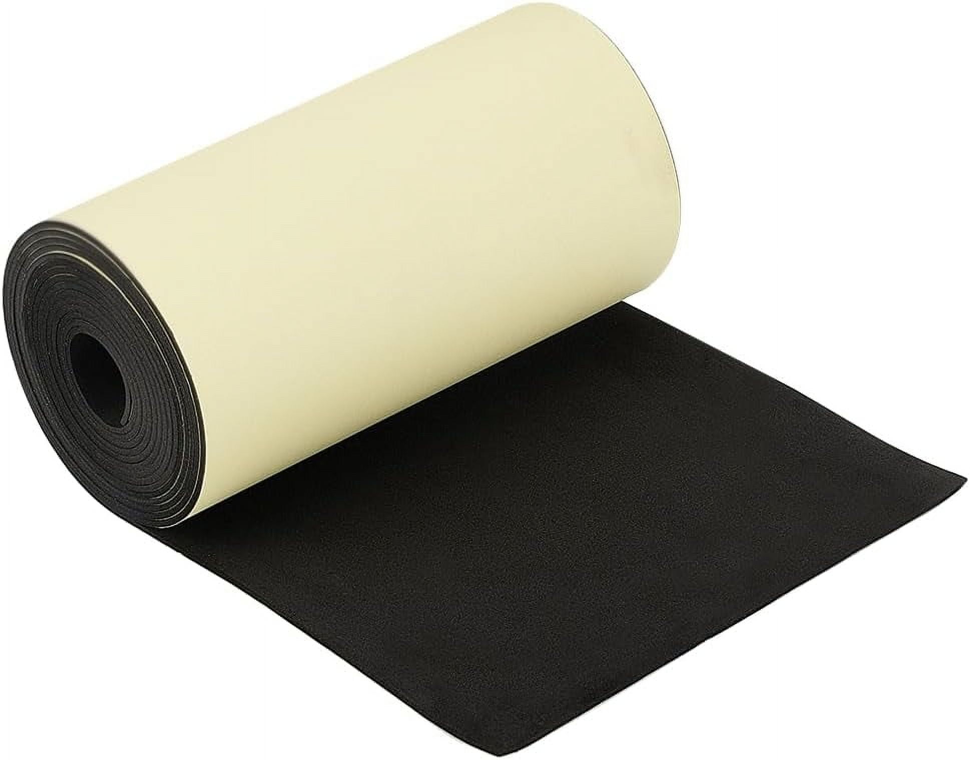 118x7.87 Inch Black Self Adhesive EVA Foam Roll 2mm Thick Waterproof ...