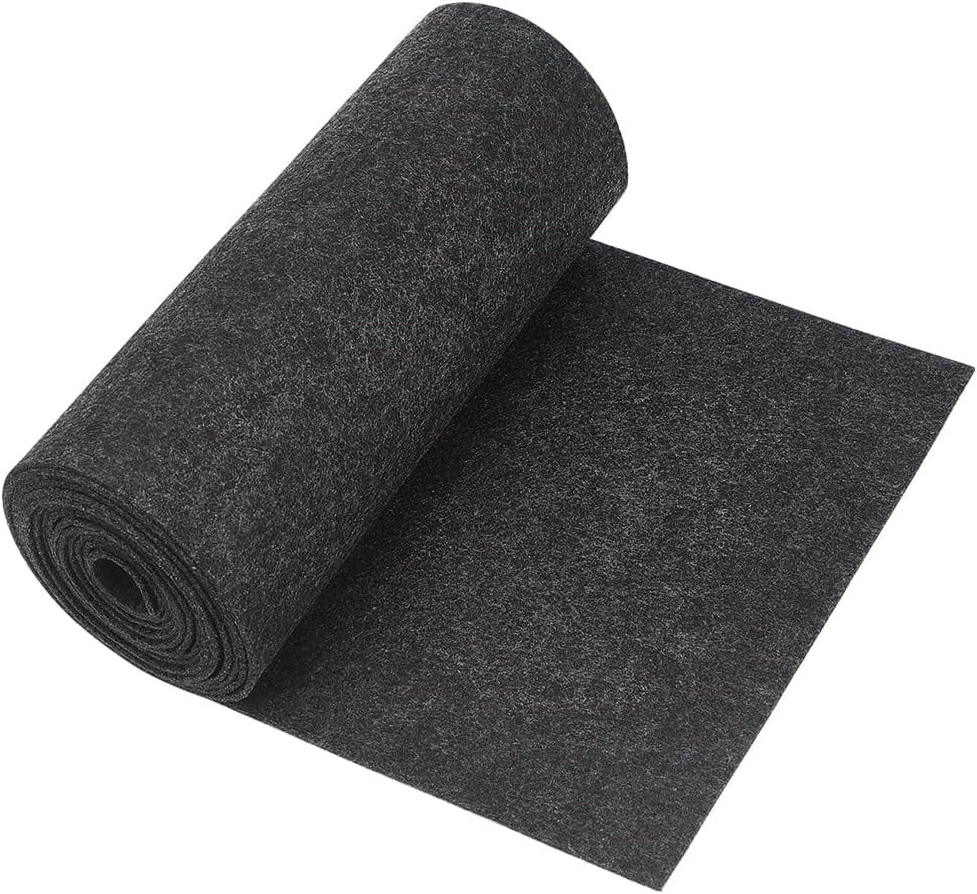 118x9.4inch Felt Fabric Roll Dark Gray Craft Felt Roll for Felt Table ...