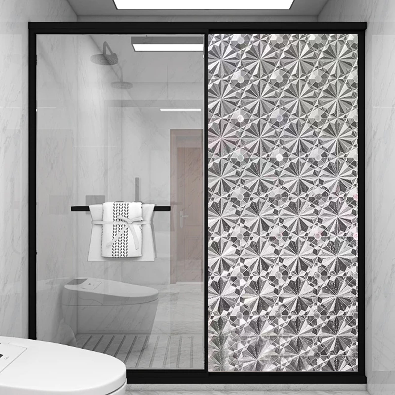 119 Inch Bathroom Window Privacy Film, Bathroom Privacy Window Film See ...