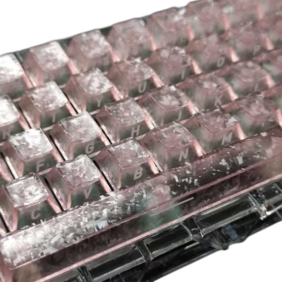 119 Key Mechanical Keyboard PBT Key Caps with Keycaps Imitation Carbon ...