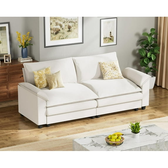 119" Modular Sectional Sofa, L Shaped Sofa Couch with Reversible ...