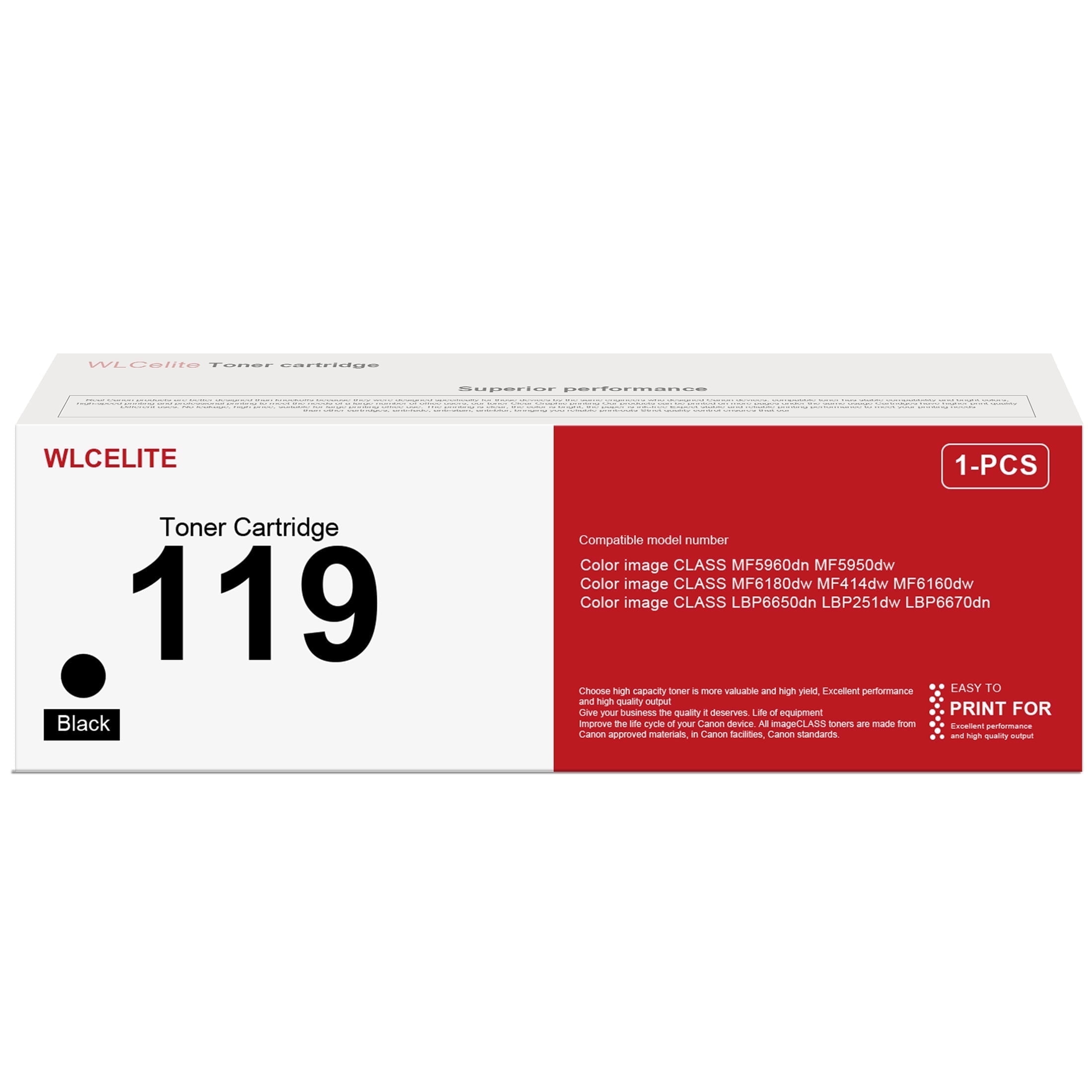 119 Toner Compatible for Canon 119 CRG-119 Toner Cartridge for Canon ...