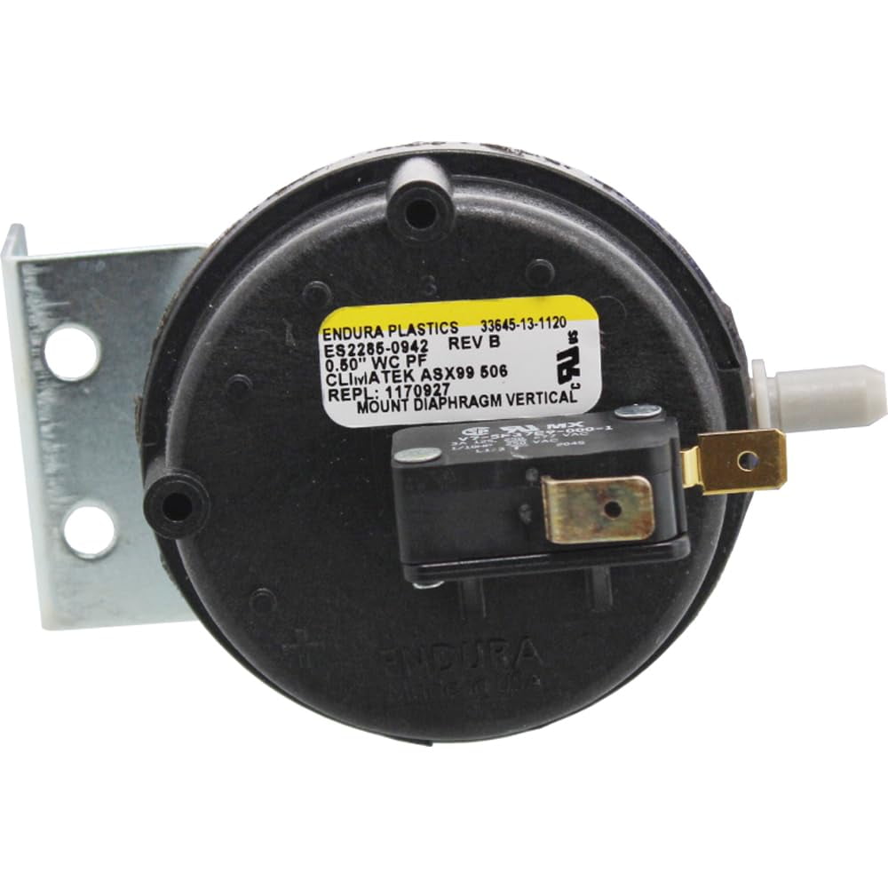 1193106 - ClimaTek Upgraded Air Pressure Switch -.50 WC Replaces ...
