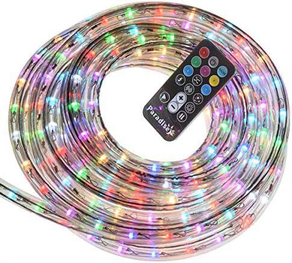 1193818 18 Foot LED Color Changing Rope Remote Decorative Patio ...