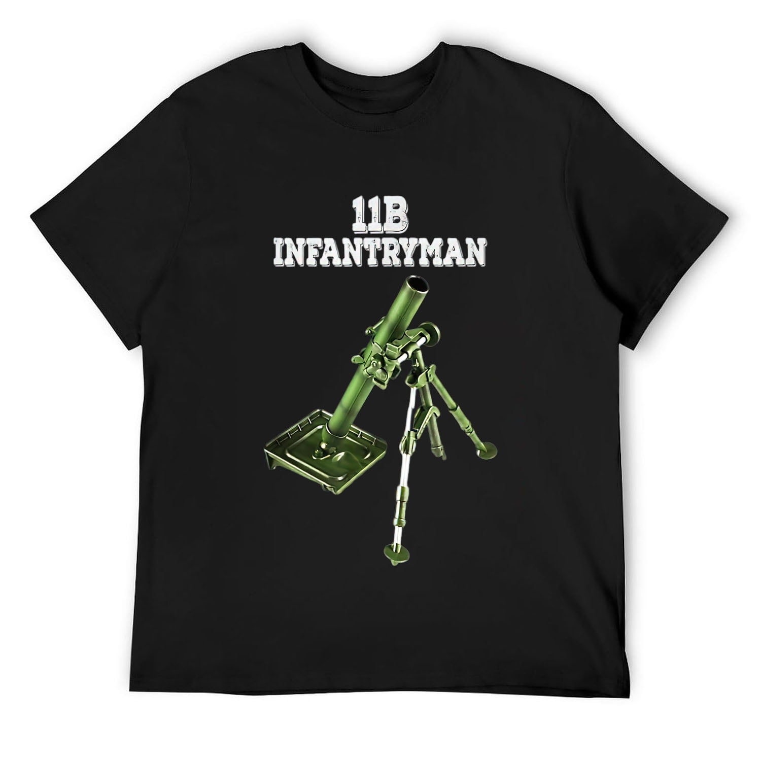 11B Infantryman Design Infantry Mortarman Infantryman T-Shirt Black ...