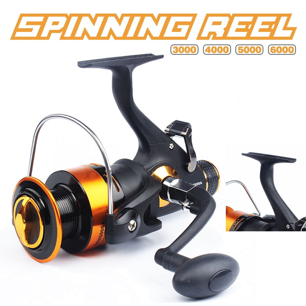 11BB Spinning Reel Fishing Reel Bait Runner Drag Heavy Duty Gear Ratio ...