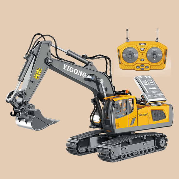 11CH Alloy Remote Control Excavator Car - Walmart.com