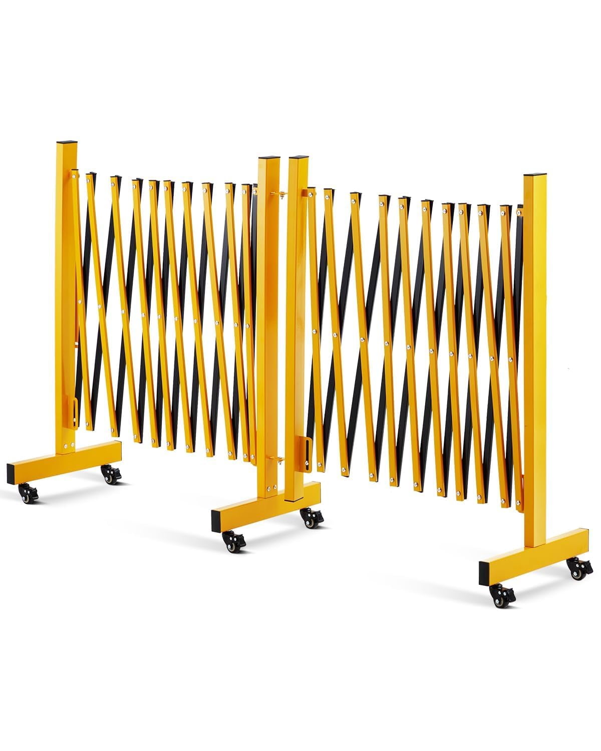 11FT Portable Expandable Metal with Corner, Adjustable Folding Safety ...