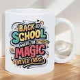 11Fangzi Ceramic Mug with Back to School Where Magic Never Ends Design ...