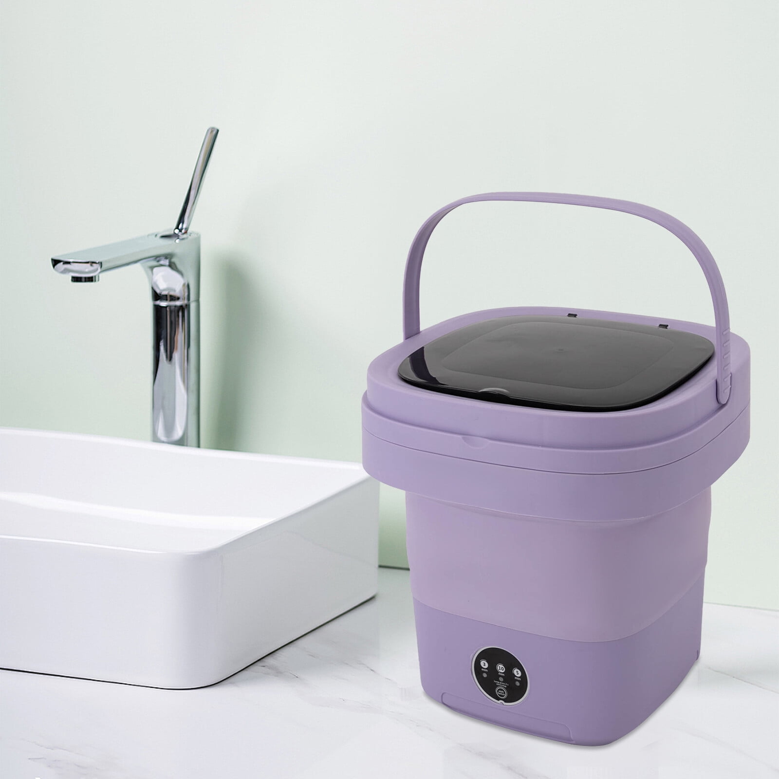 11L Portable Washing Machine Mini Washer Foldable Washer Spin Dryer ...