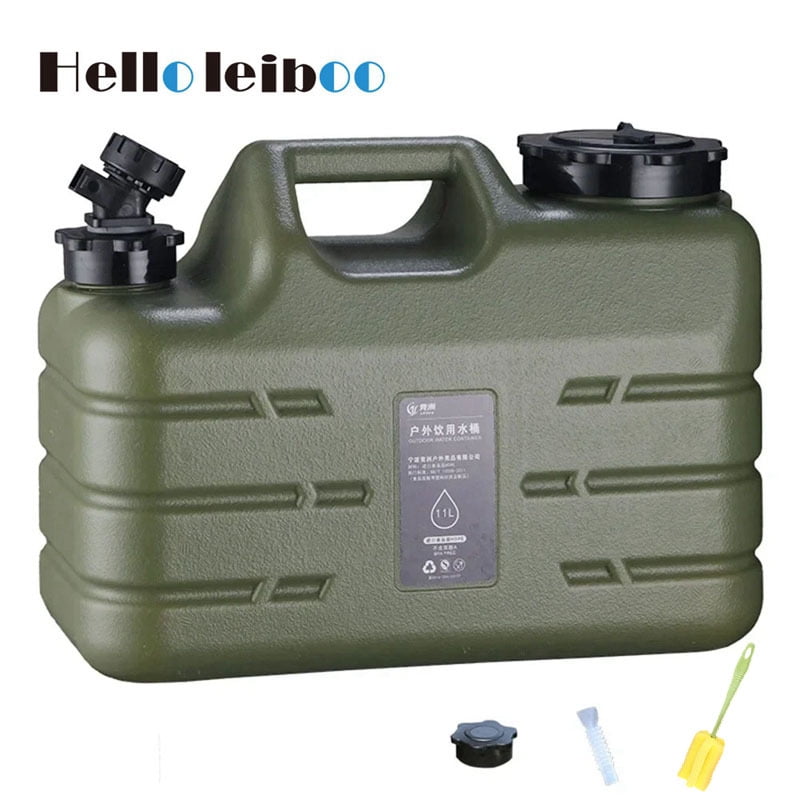 11L Water Bucket Large Capacity Portable Drinking Water Canister with ...