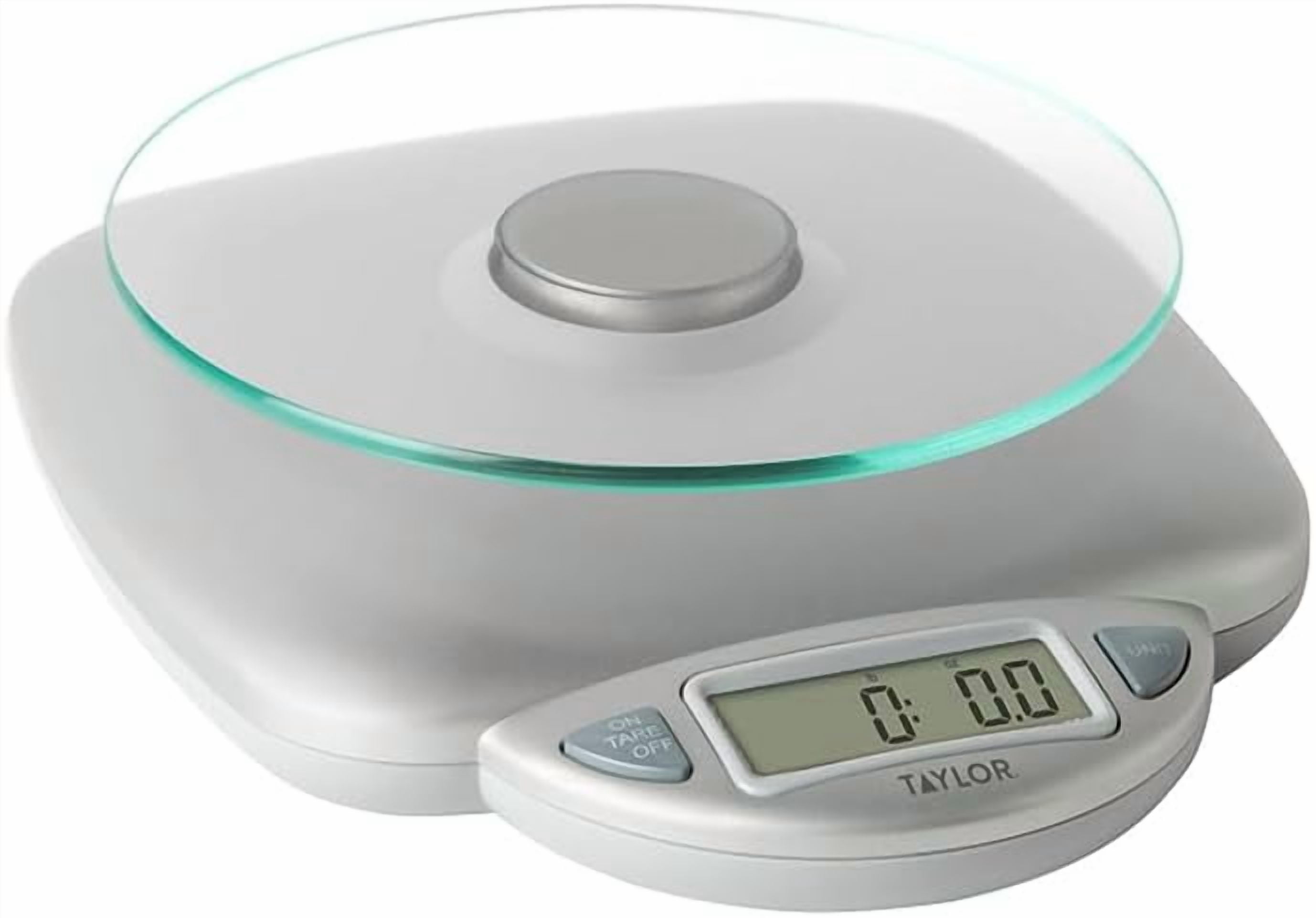 11LB Capacity Digital Glass Top Kitchen Scale with LCD Display, Weight ...