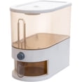 11Lbs Rice Dispenser, Large Grain Container Storage with Lid Measuring ...