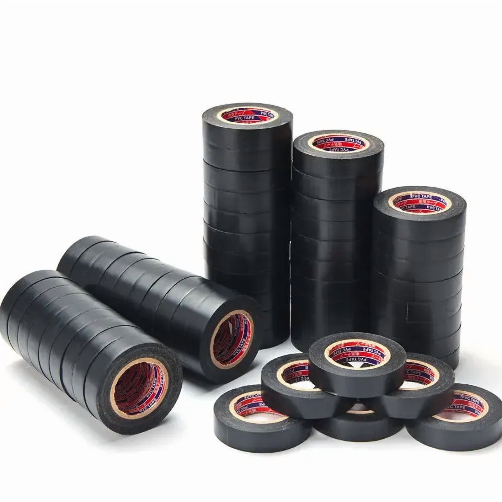 11M Black Flame Retardant Electrical Insulation Tape Electrician Wire ...