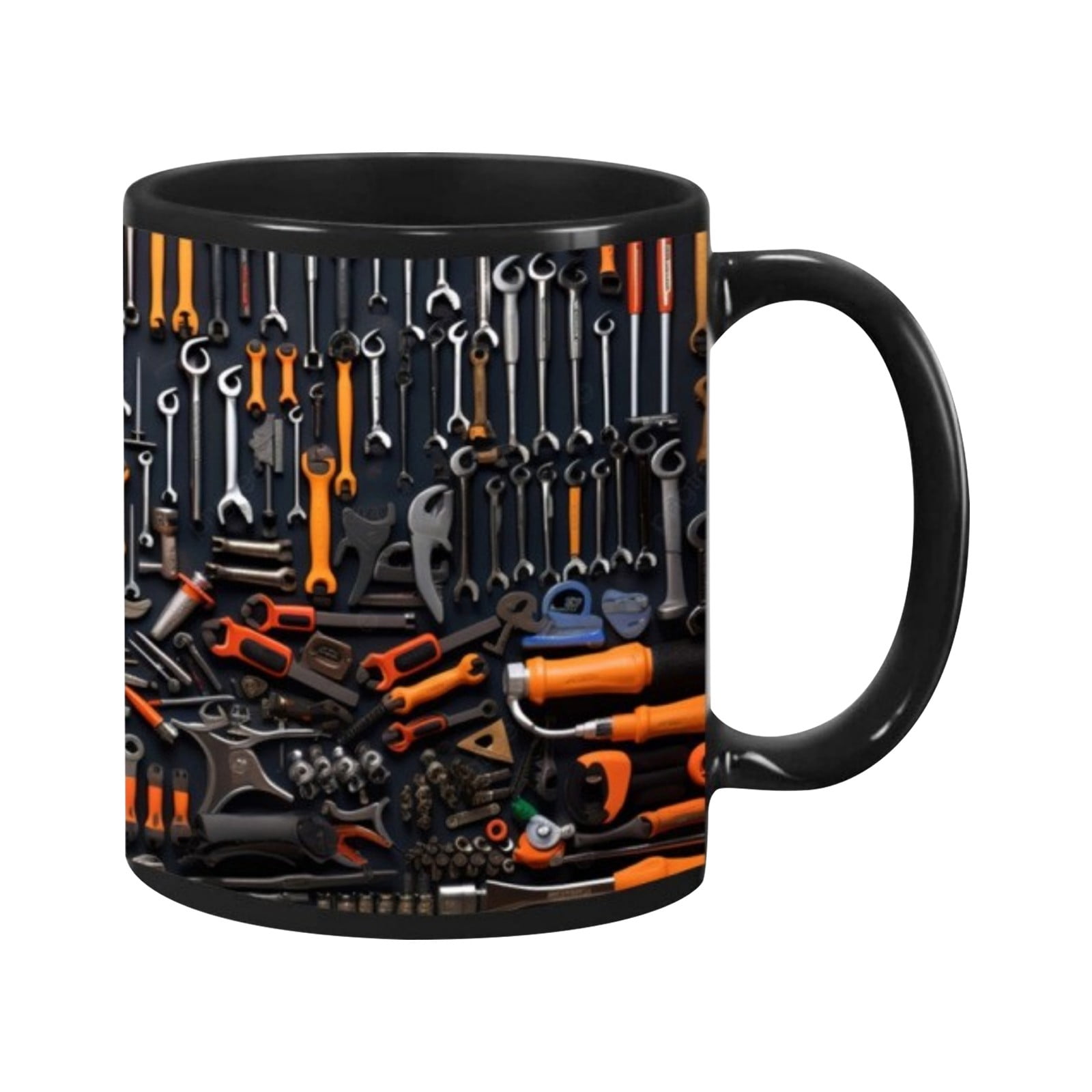 11OZ Mechanic Toolbox Ceramic Mug – 1PC Novelty Tool-Print Coffee Cup ...
