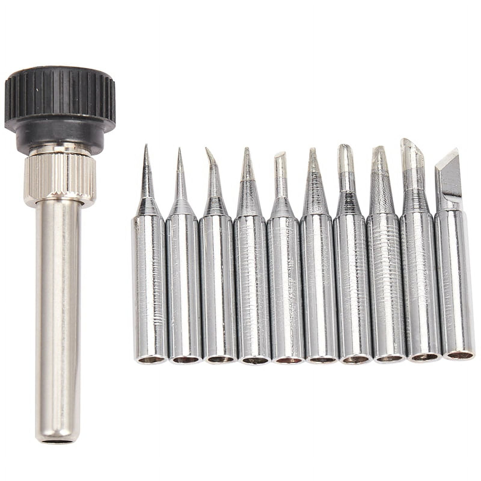 11PC/Lot 900M-T Soldering Iron Tips Welding Tip 900M-T-I/B/K/1.2D/1.6D ...