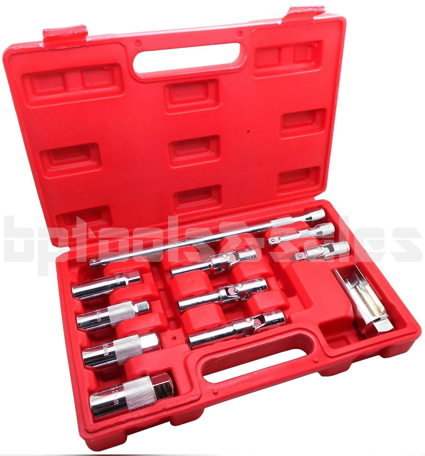 11PC Master Auto Service Tool Set Sockets 4 Spark Plug & Glow Plug ...
