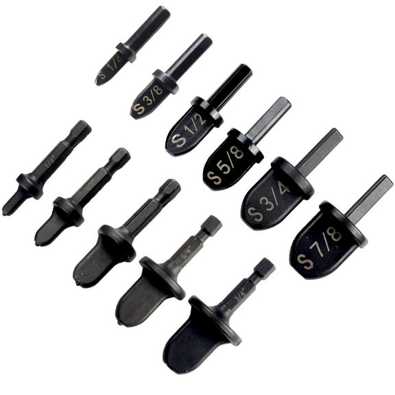 Hymnorq 5PC Flaring Tool Drill Bit Set for HVAC Air Conditioner Copper ...
