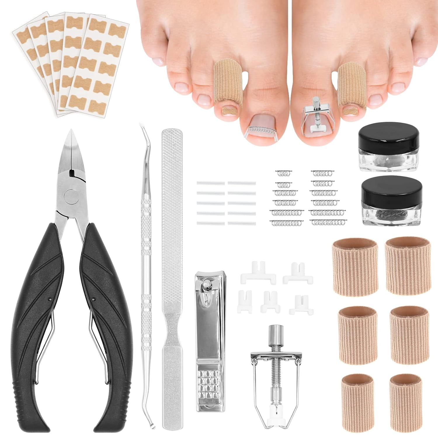 11PCS Ingrown Toenail Removal Kit, Ingrown Toe Nail Correction for ...