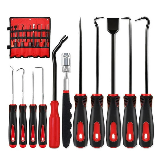 11PCS Pick and Hook Set with LED Tool Oil Sealed Hook Set for Car ...