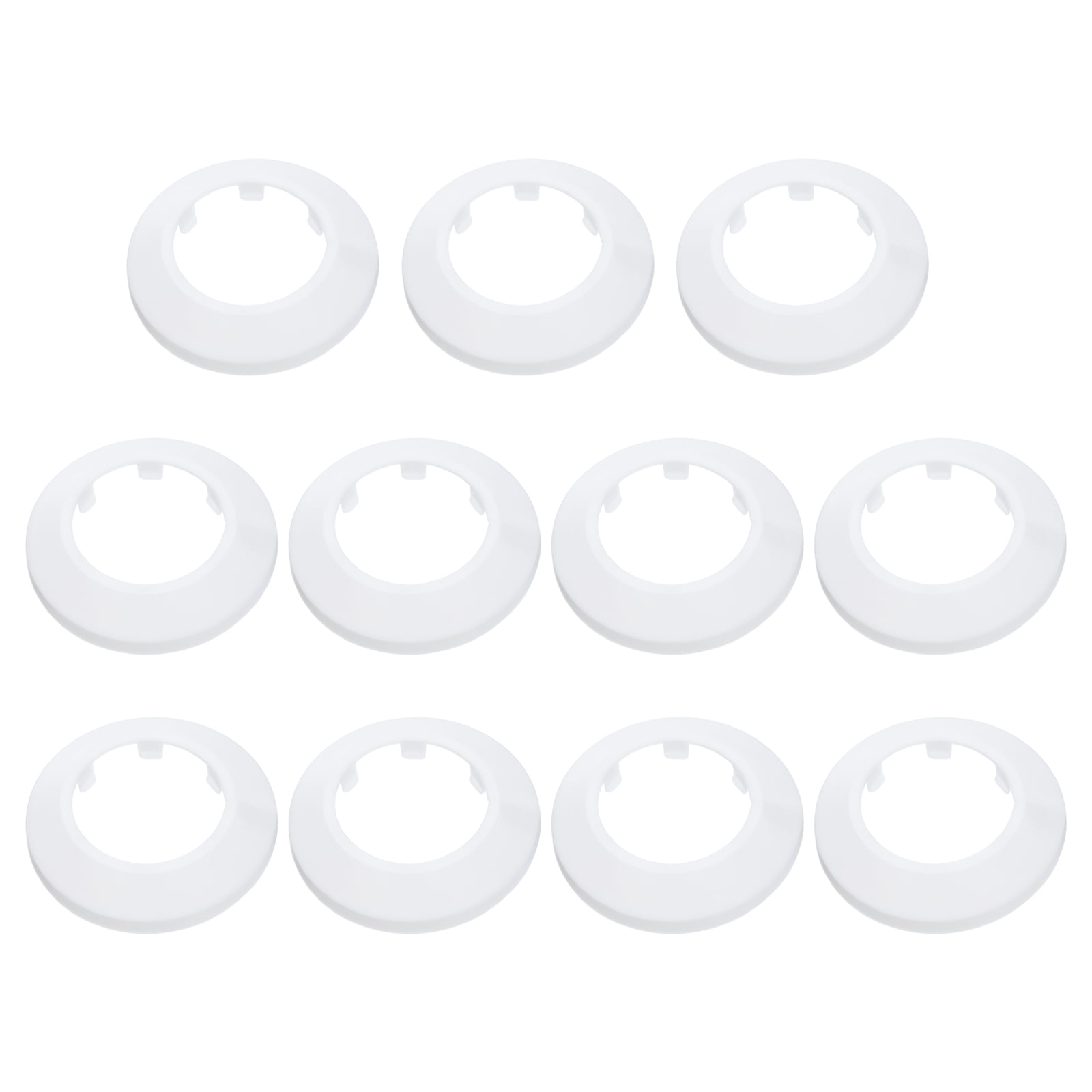 11PCS Pipe Cover Decor 2in/50mm Flange Pipe Cover Decor PP Plastic ...