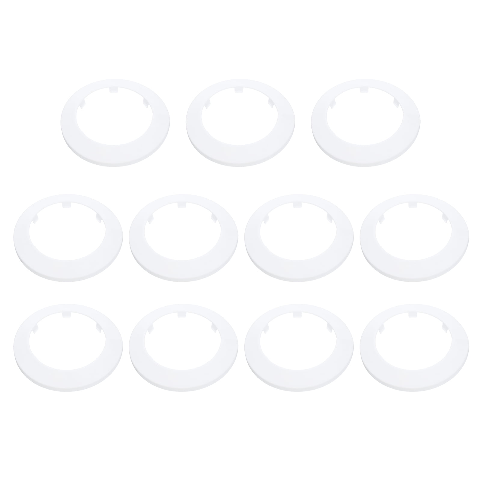11PCS Pipe Cover Decor 3in/75mm Flange Pipe Cover Decor PP Plastic ...