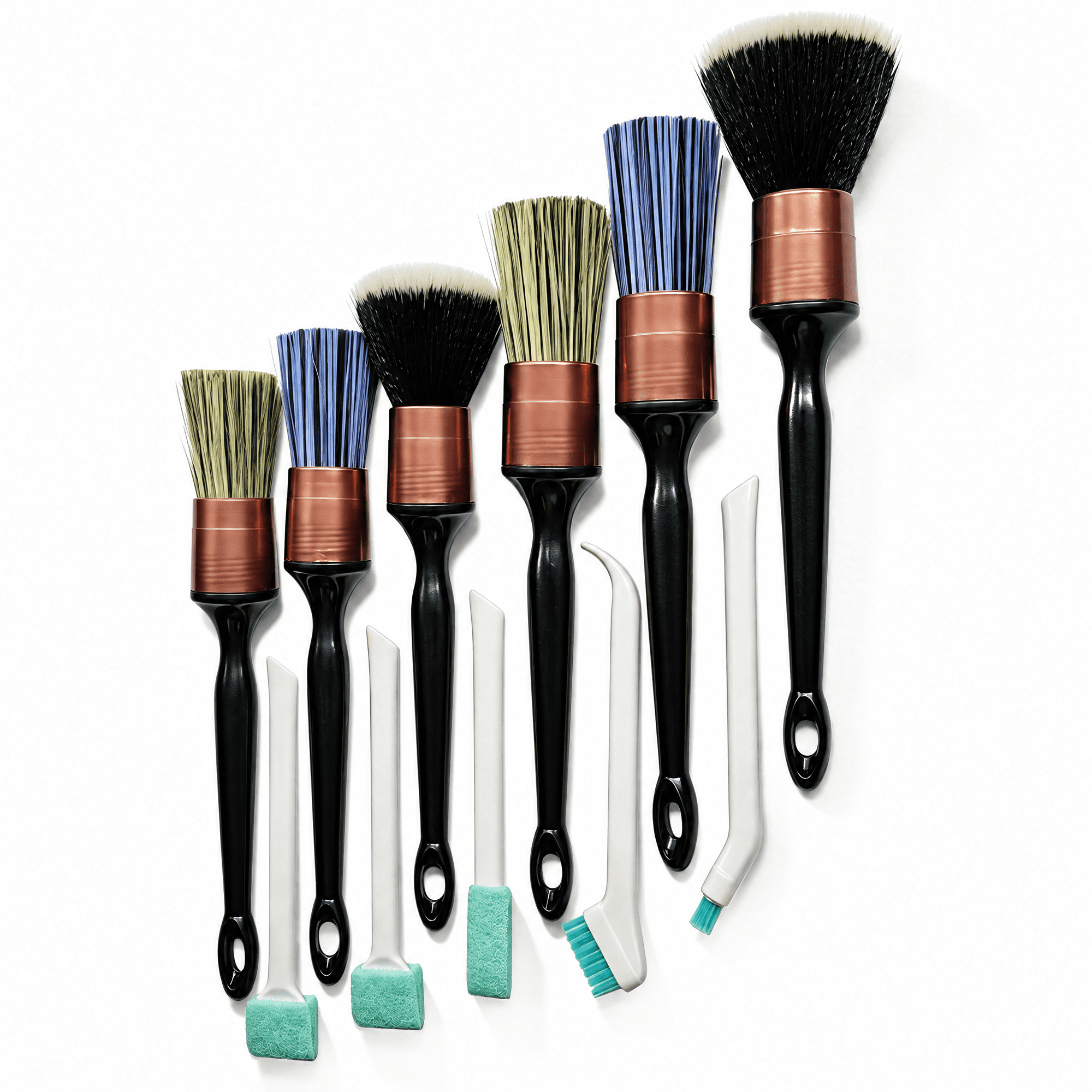 11PCS Professiona Ultra Soft Auto Detailing Brushes for Car Interior ...