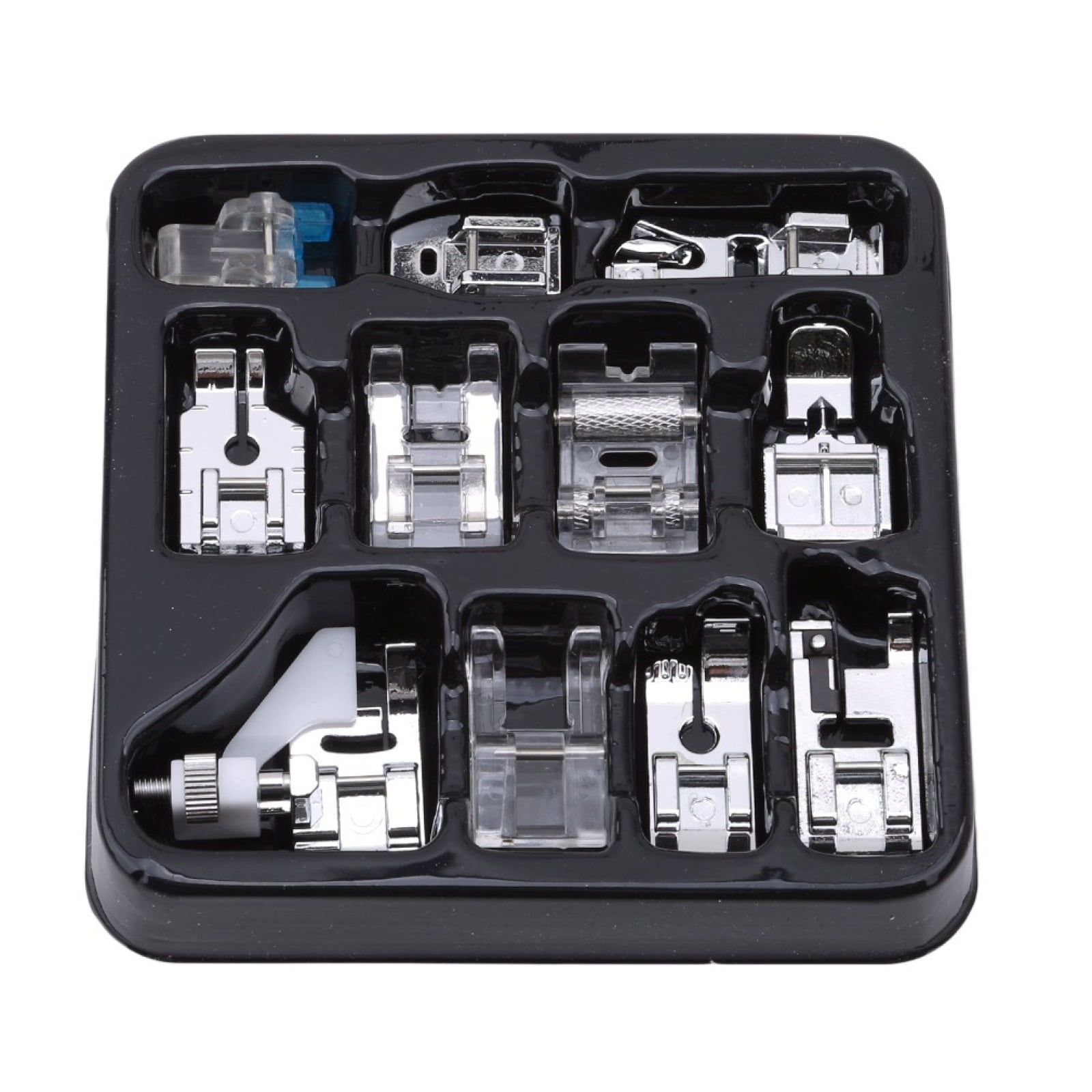 11PCS Sewing Machine Snap-On Presser Walking Foot Kit for Brother ...
