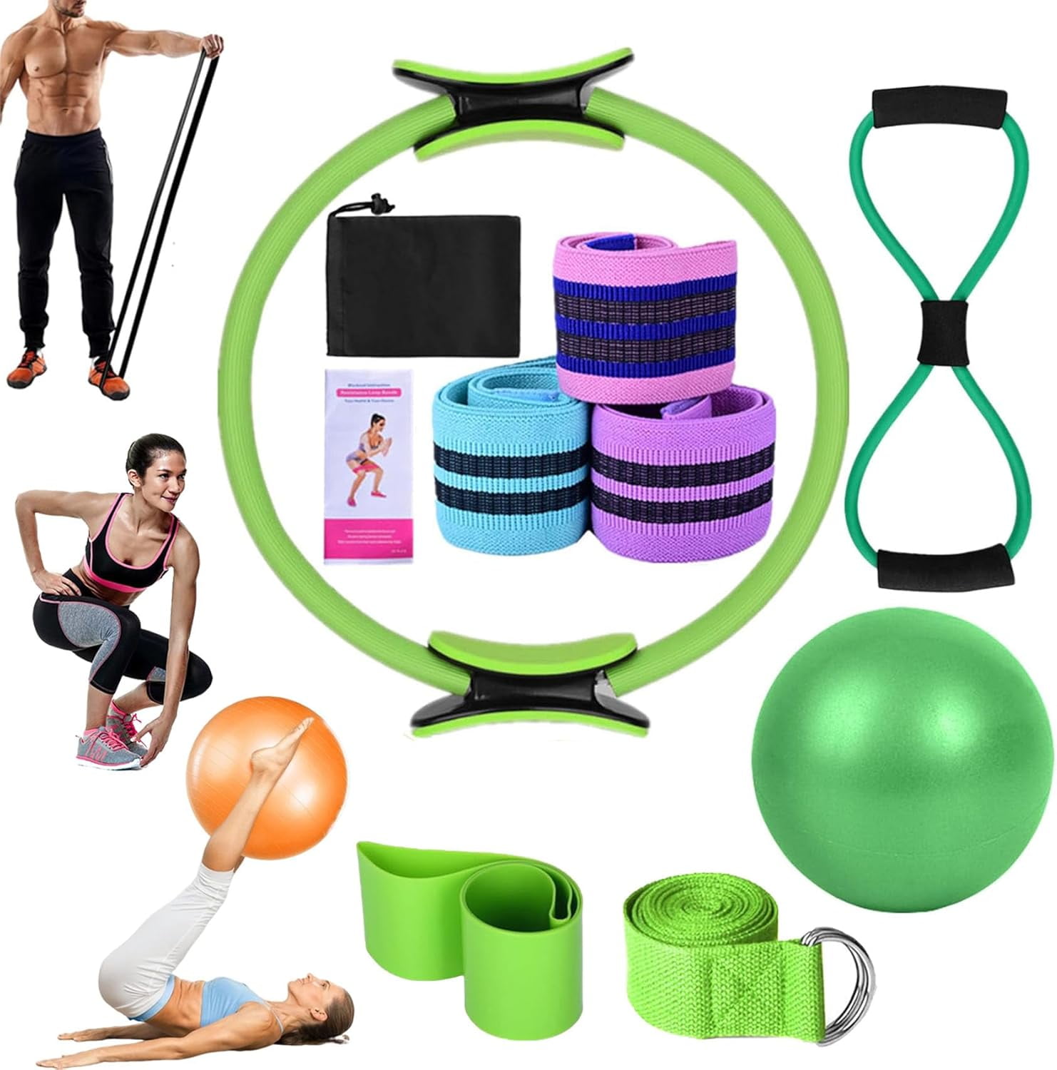 11Pcs Better Me Pilates Essentials Kit for Women Better Me Pilates Kit ...