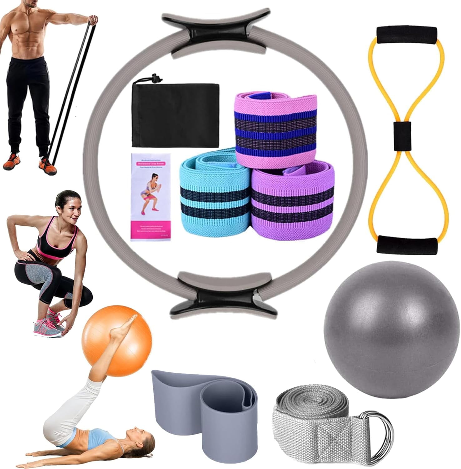 11Pcs Better Me Pilates Essentials Kit for Women Better Me Pilates Kit ...