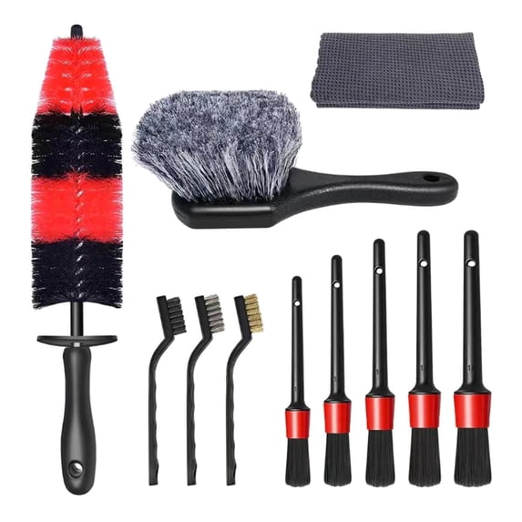 11Pcs Car Detailing Brushes Set for Wheel Cleaning Wheel Brush Car ...