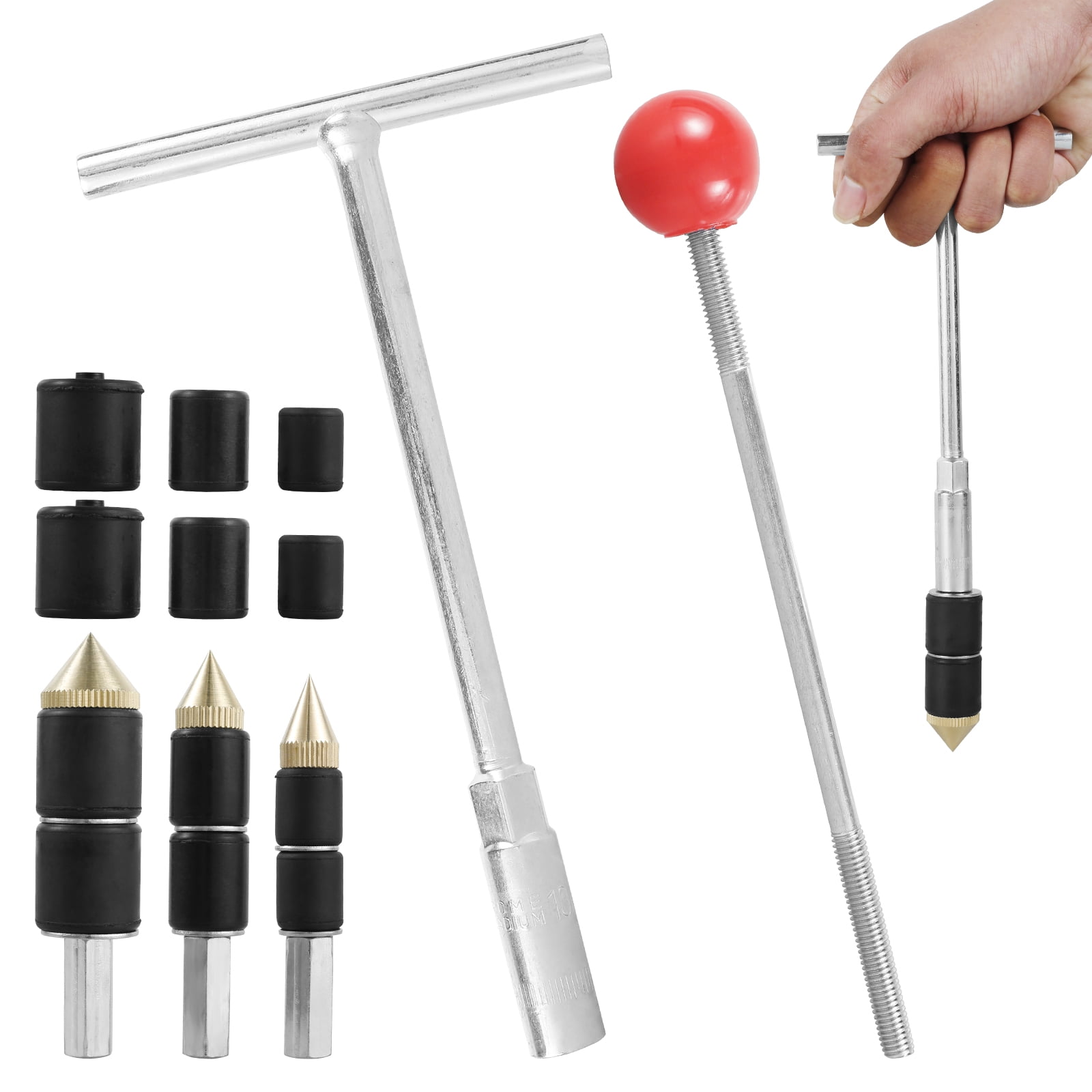 11Pcs Emergency Pipe Water Stopper Kit 304 Stainless Steel Hot Melt ...