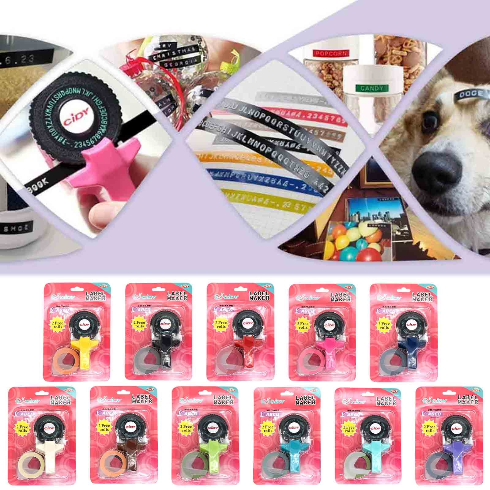 11Pcs Manual Label Maker under $5! Yannianjz Manual Label Maker ...