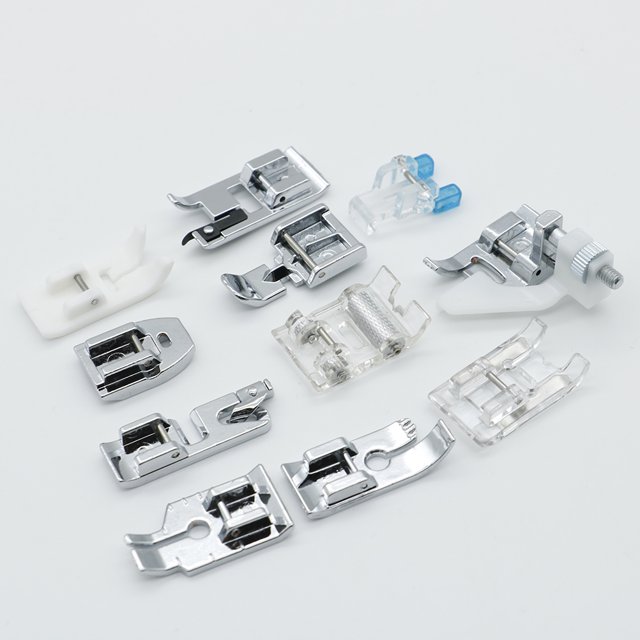 11Pcs Multi Function Presser Foot Domestic Sewing Machine Feet Accessories Set - Walmart.com