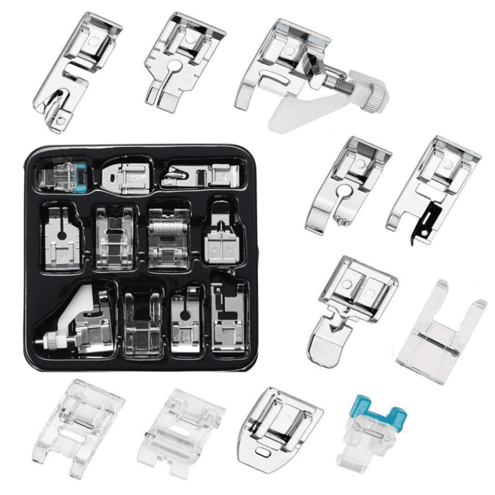 11Pcs Presser Feet, Sewing Machine Kit Household DIY Spare Parts ...