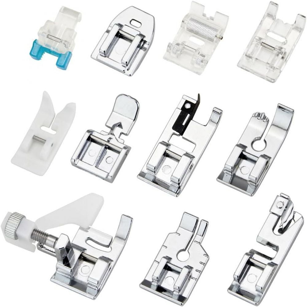 11Pcs Presser Feet,Sewing Machine Kit Replacement Presser Feet Parts ...