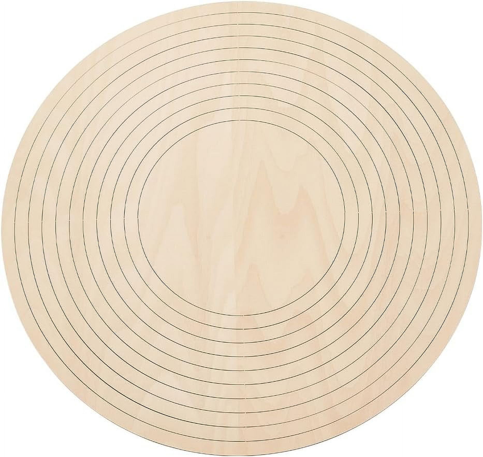 11Pcs Round Ceramic Molds Ceramic Forming Mold Wooden Concentric ...